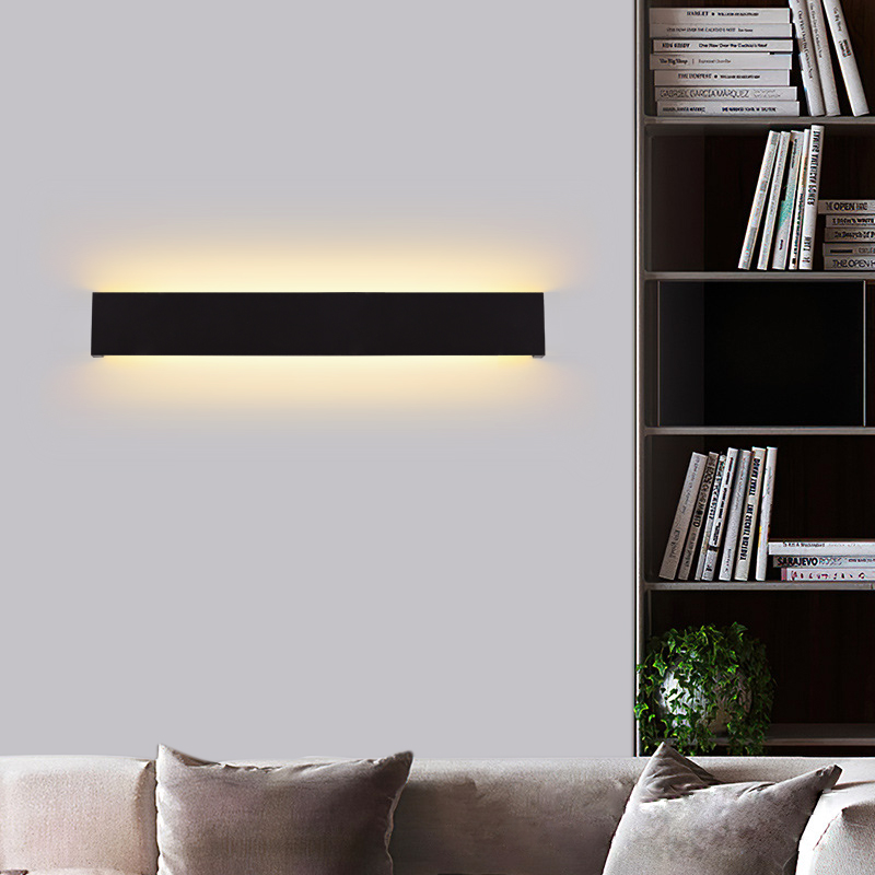 Long Linear LED Wall Light with Aluminum Housing in 3 Sizes | Oteshen
